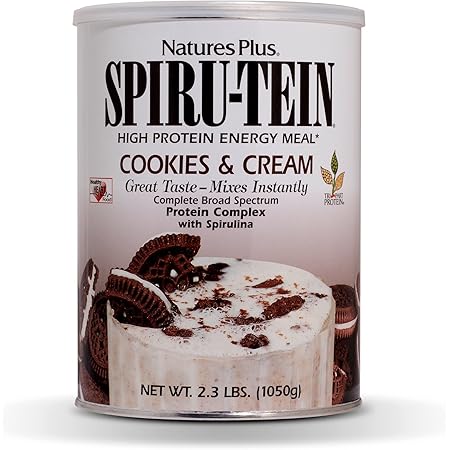 Amazon.com: NaturesPlus SPIRU-TEIN Shake - Chocolate - 8 Packets ...