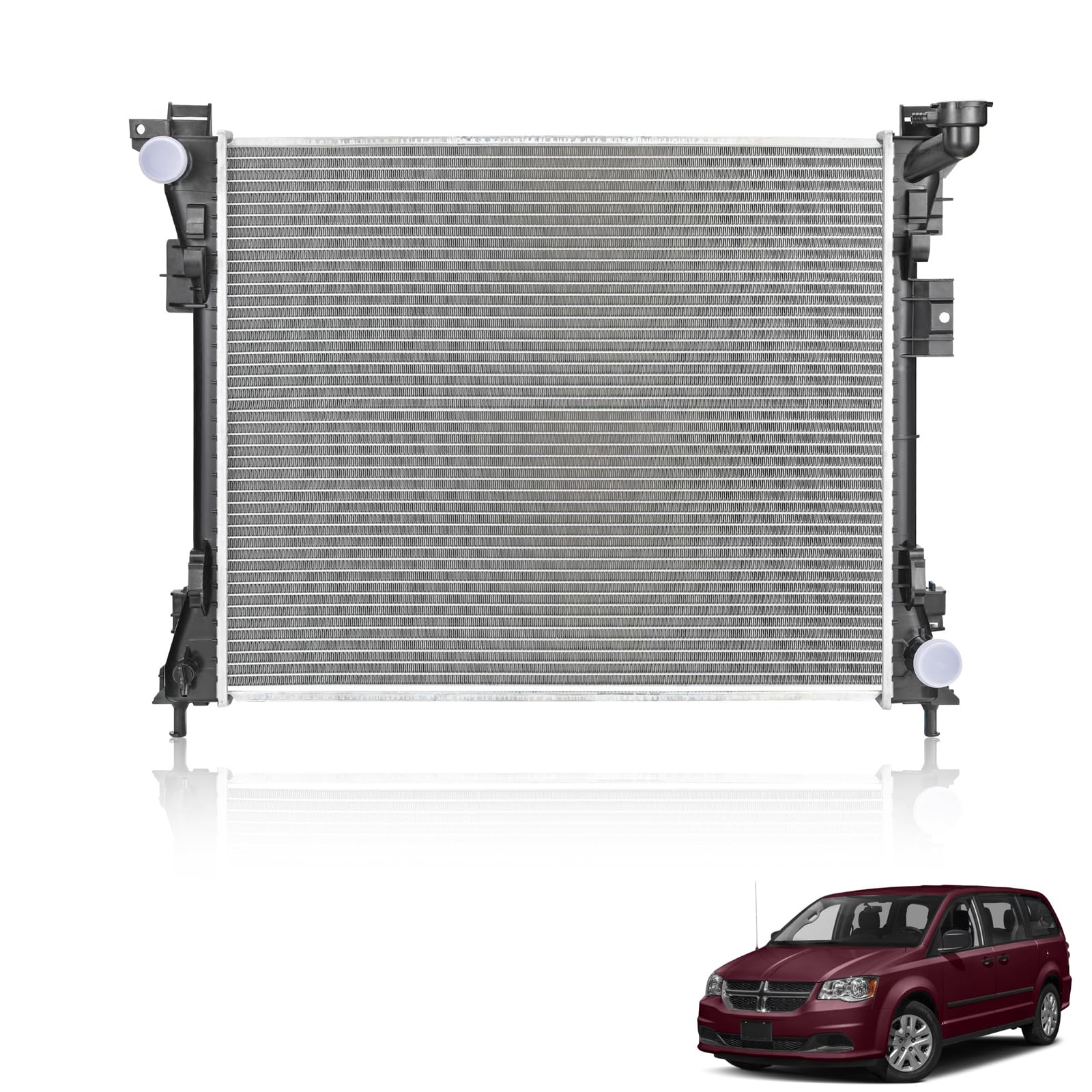 Amazon.com: Aluminum Radiator Compatible with 2008-2016 Town & Country ...