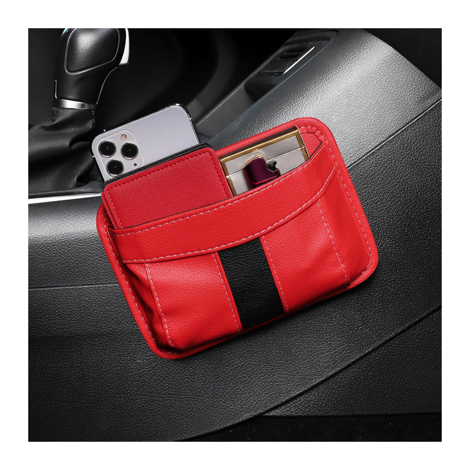 Amazon.com: Suvnie Car Side Pocket Organizer, PU Leather Seat Side ...