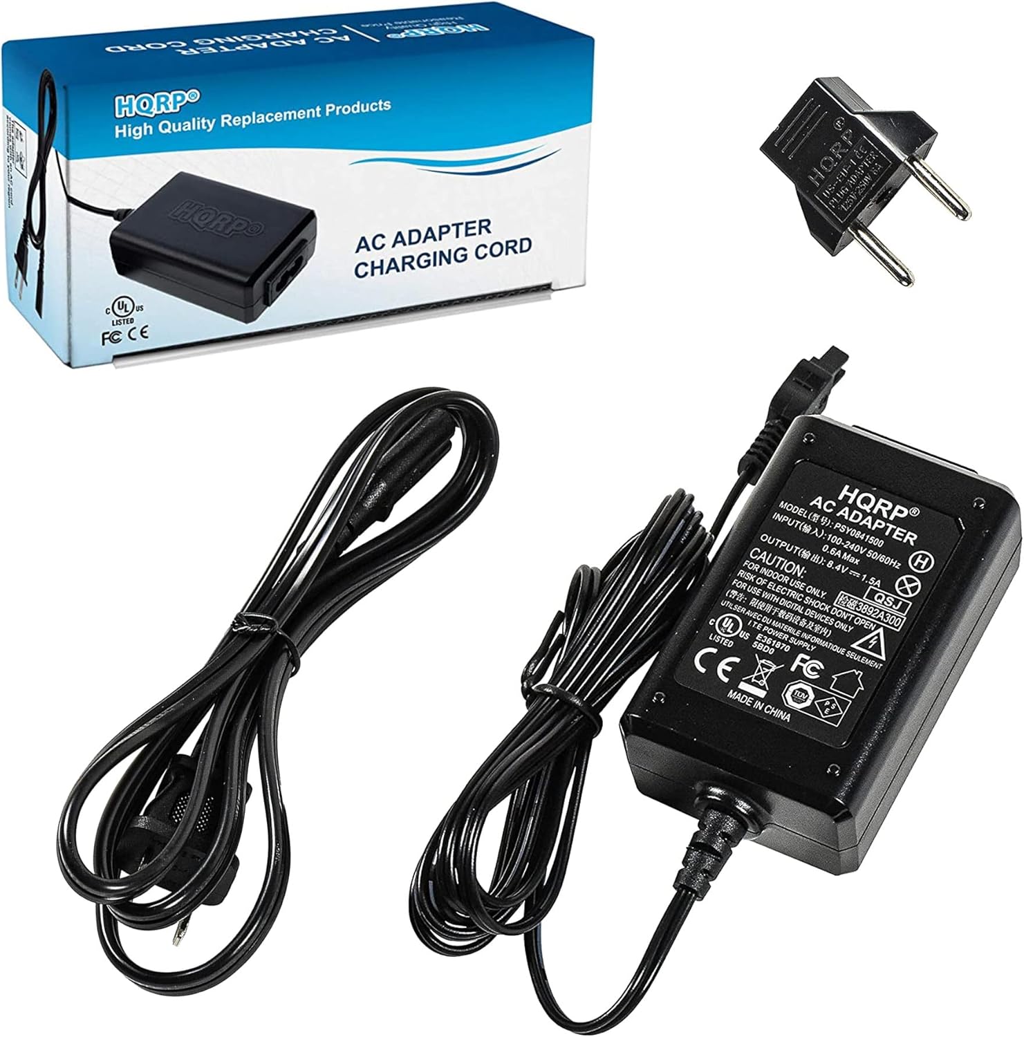 Amazon.com: HQRP Replacement AC Power Cord Adapter Compatible with Sony ...