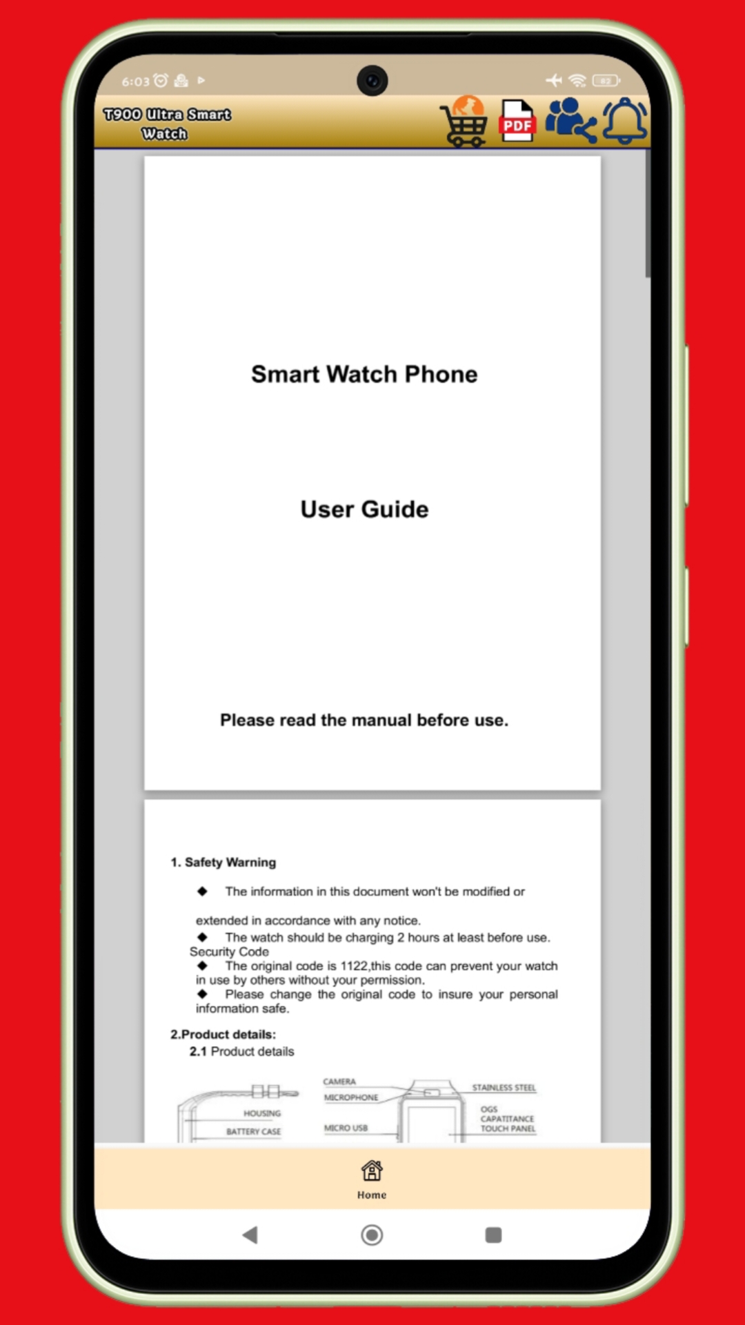 T900 Ultra Smart Watch - App on Amazon Appstore