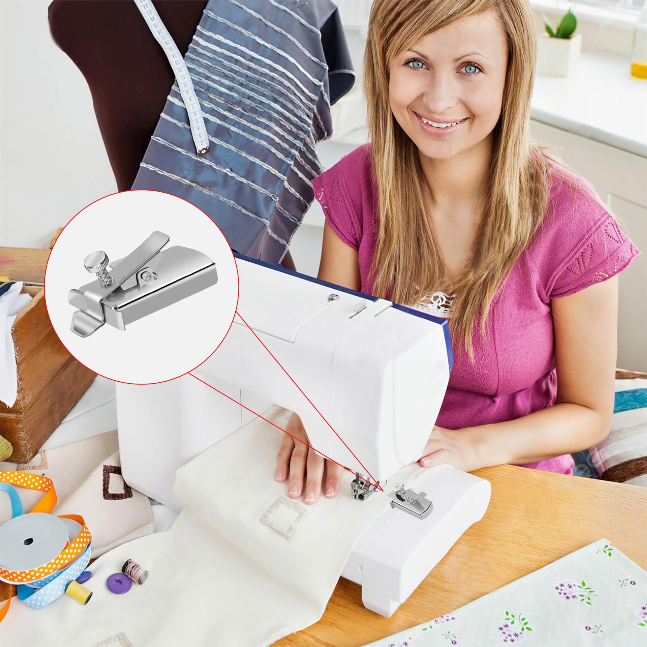 Snapklik.com : 365Home 3-Packs Magnetic Seam Guide For Sewing Machine ...