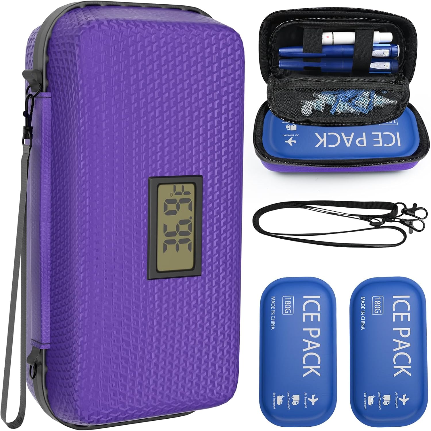 Amazon.com: Insulin Cooler Travel Case Portable Refrigerated Medicine ...