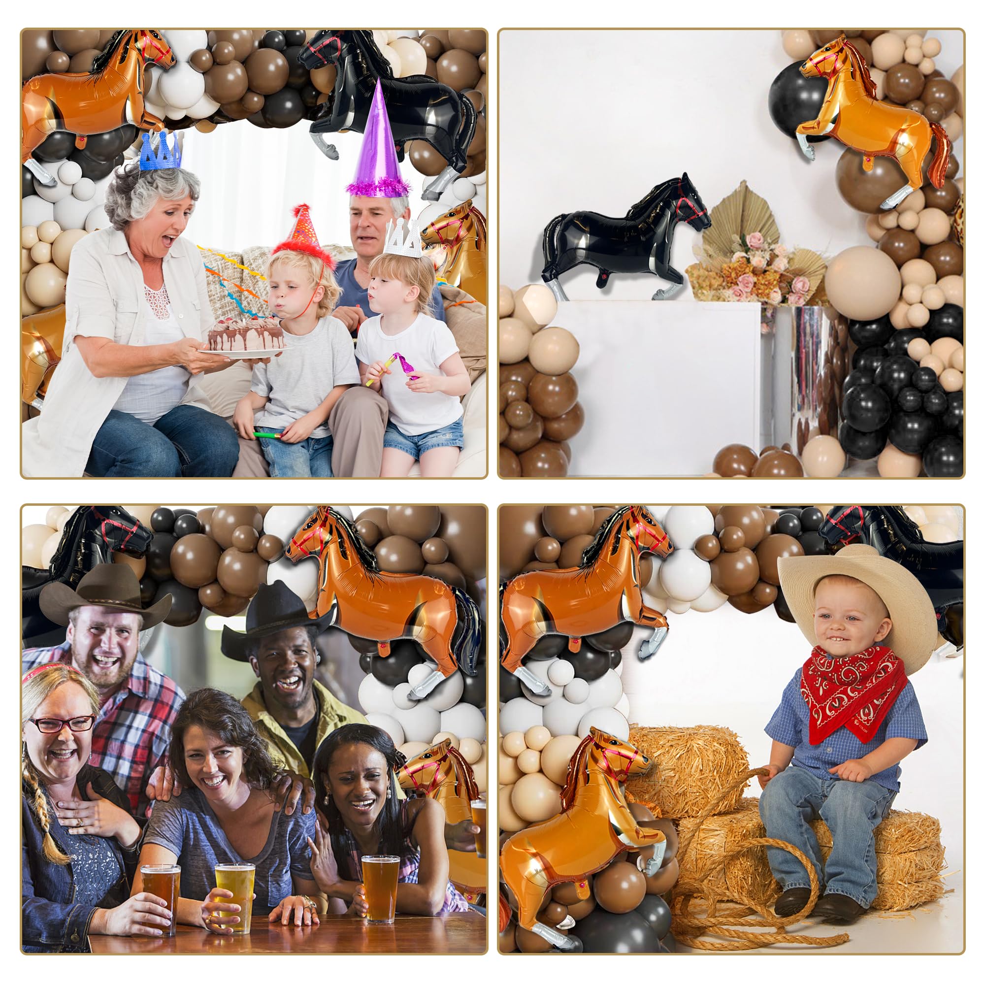 Snapklik.com : Western Cowboy Party Decorations Horse Theme Balloon ...