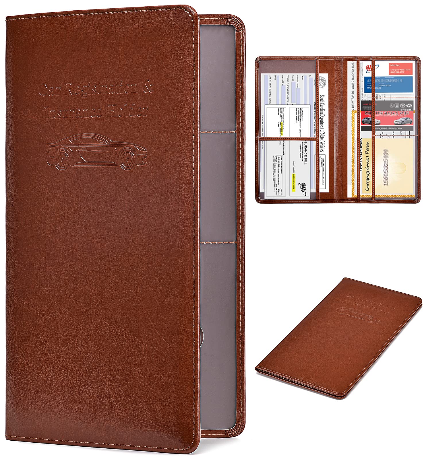 Snapklik.com : HerriaT Car Registration And Insurance Card Holder ...