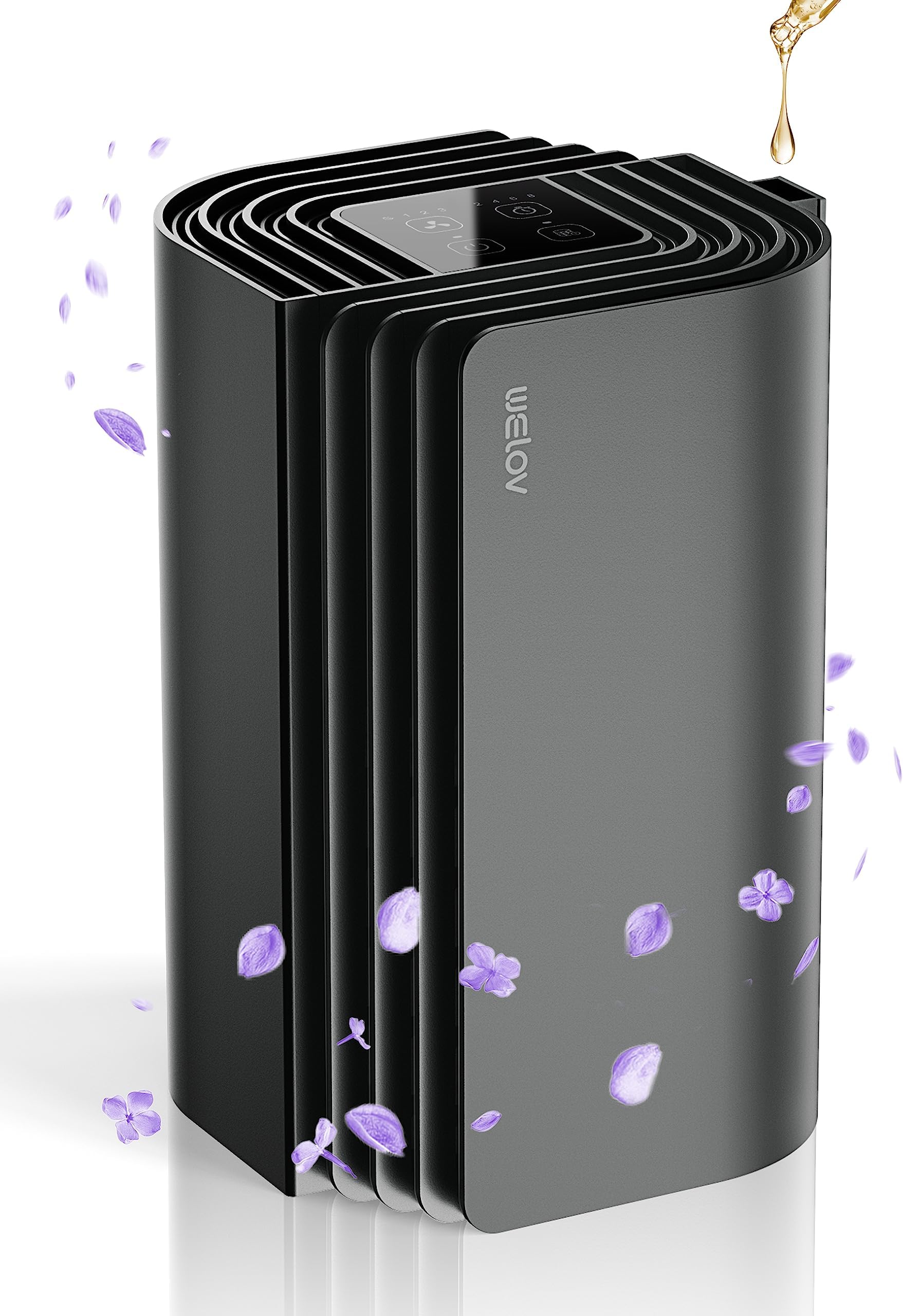 Amazon.com: WELOV Air Purifiers for Home, Mini Portable H13 HEPA Air ...