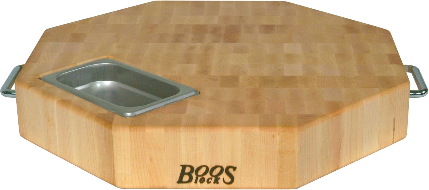 Amazon.com: John Boos Block OCB-18P Maple Wood End Grain Reversible ...