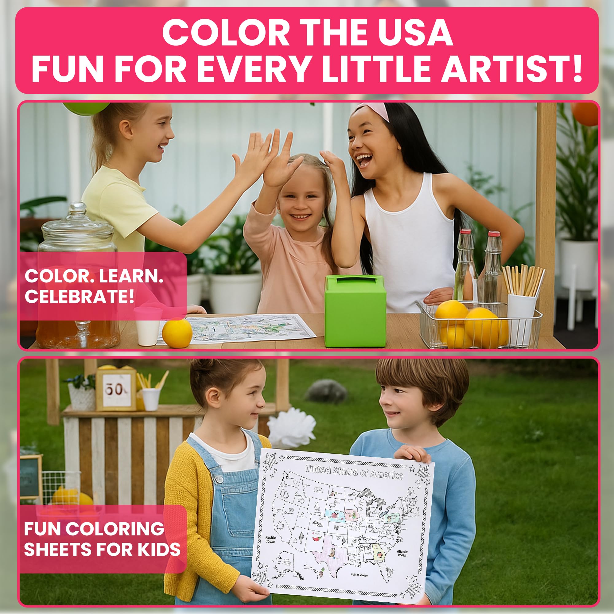 Snapklik.com : Iconikal 22-Count 2-Sided Coloring Poster Sheets ...