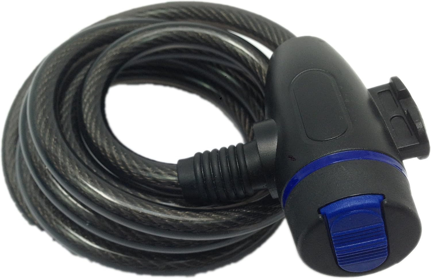 Amazon.com : 6FT Black Cable Key Lock Heavy Duty Reinforced Multi ...