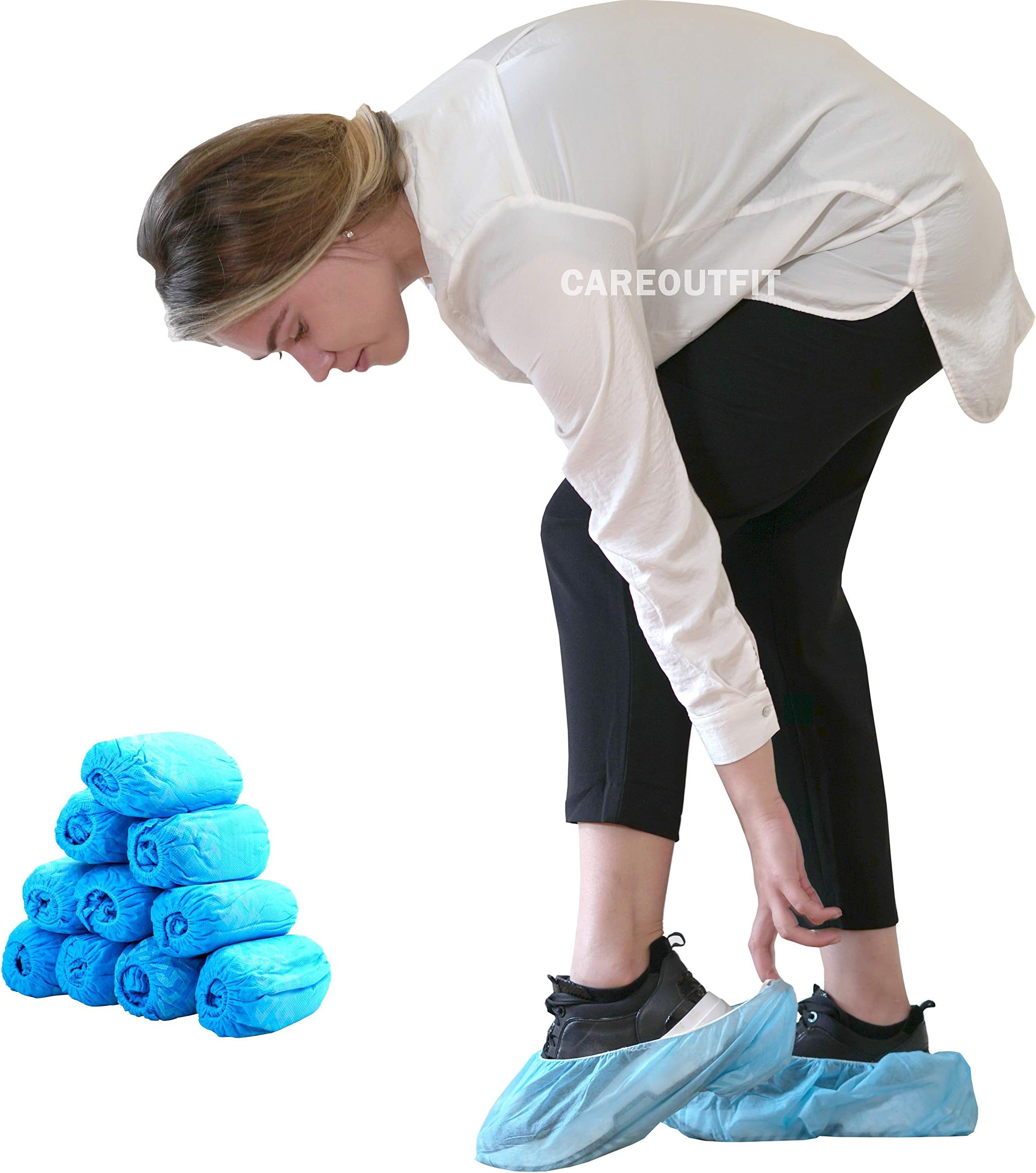 100 Pack Shoe Covers - Disposable Hygienic Boot Cover for Medical ...