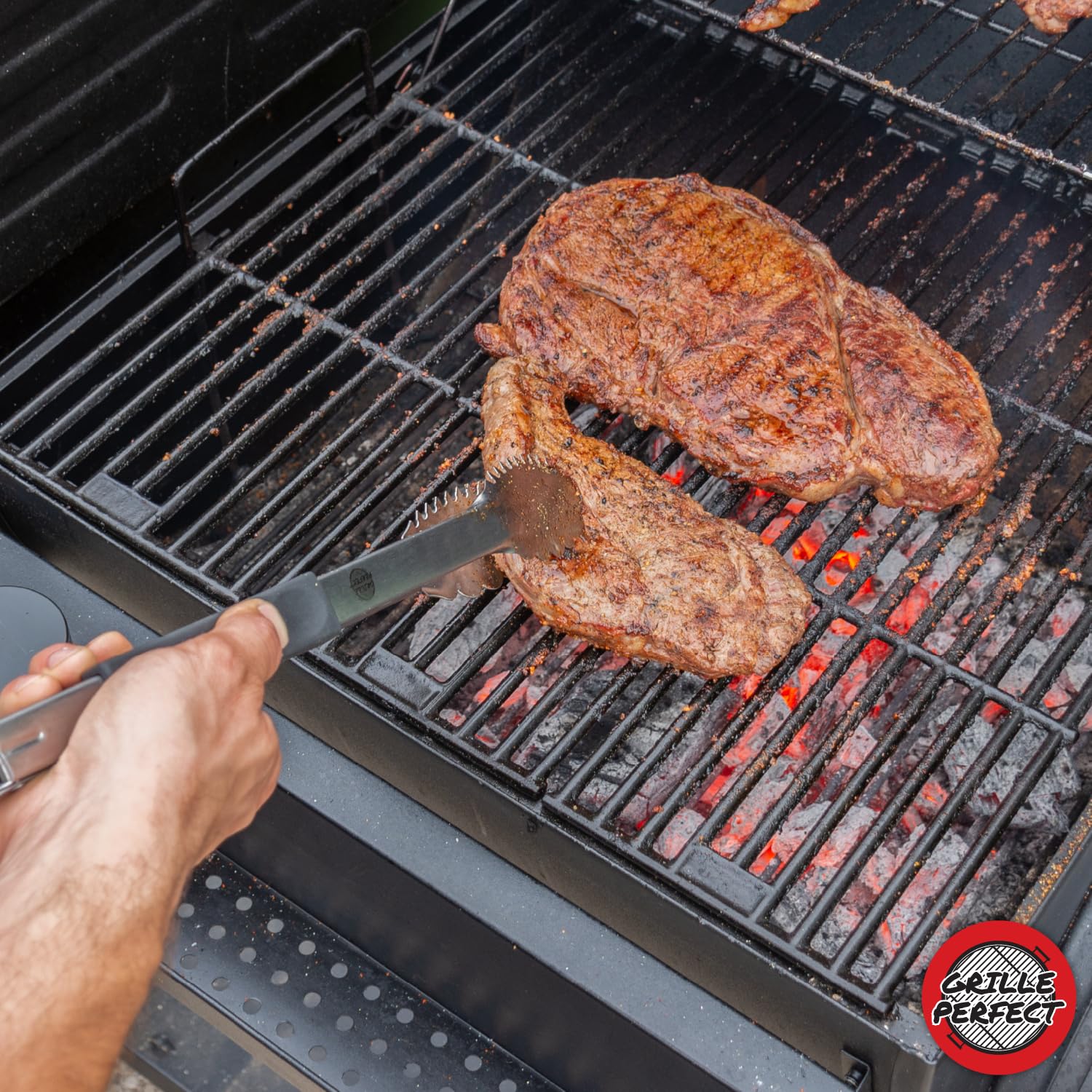 Snapklik.com : Grill Tongs Extra Long 16-inch Heavy Duty For BBQ And ...