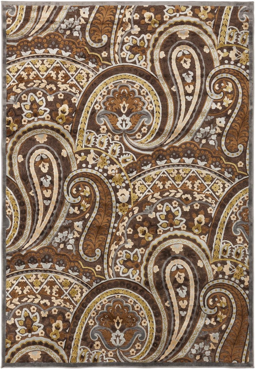 Amazon.com: Surya Paisley Transitional Area Rug, 2-Feet 2-Inch by 3 ...