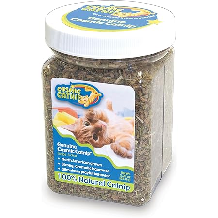 Amazon.com : Cosmic Pet 2.25 Ounce Cup Catnip : Dried Catnip : Pet Supplies