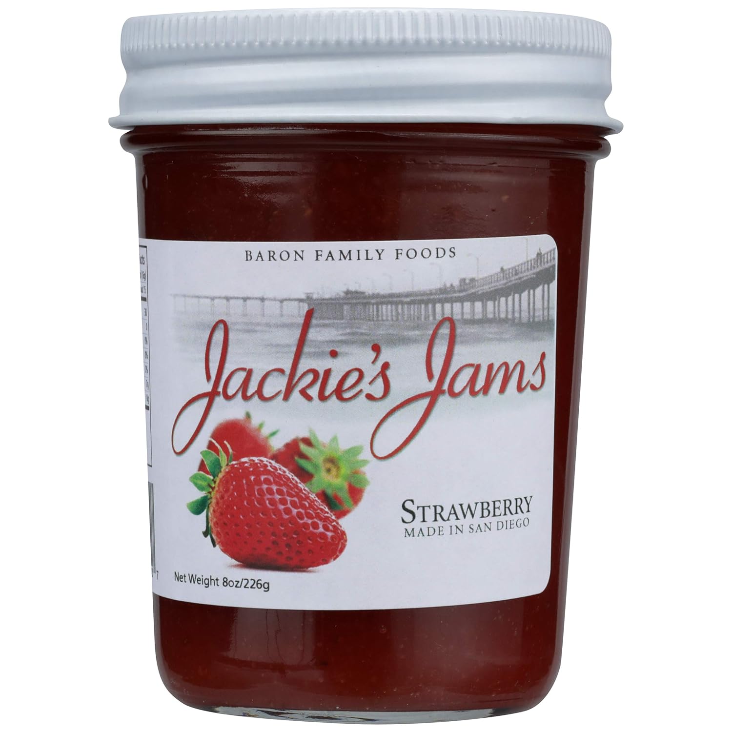 Amazon.com: Jackie's Jam, Strawberry Jam, 8 oz : Grocery & Gourmet Food