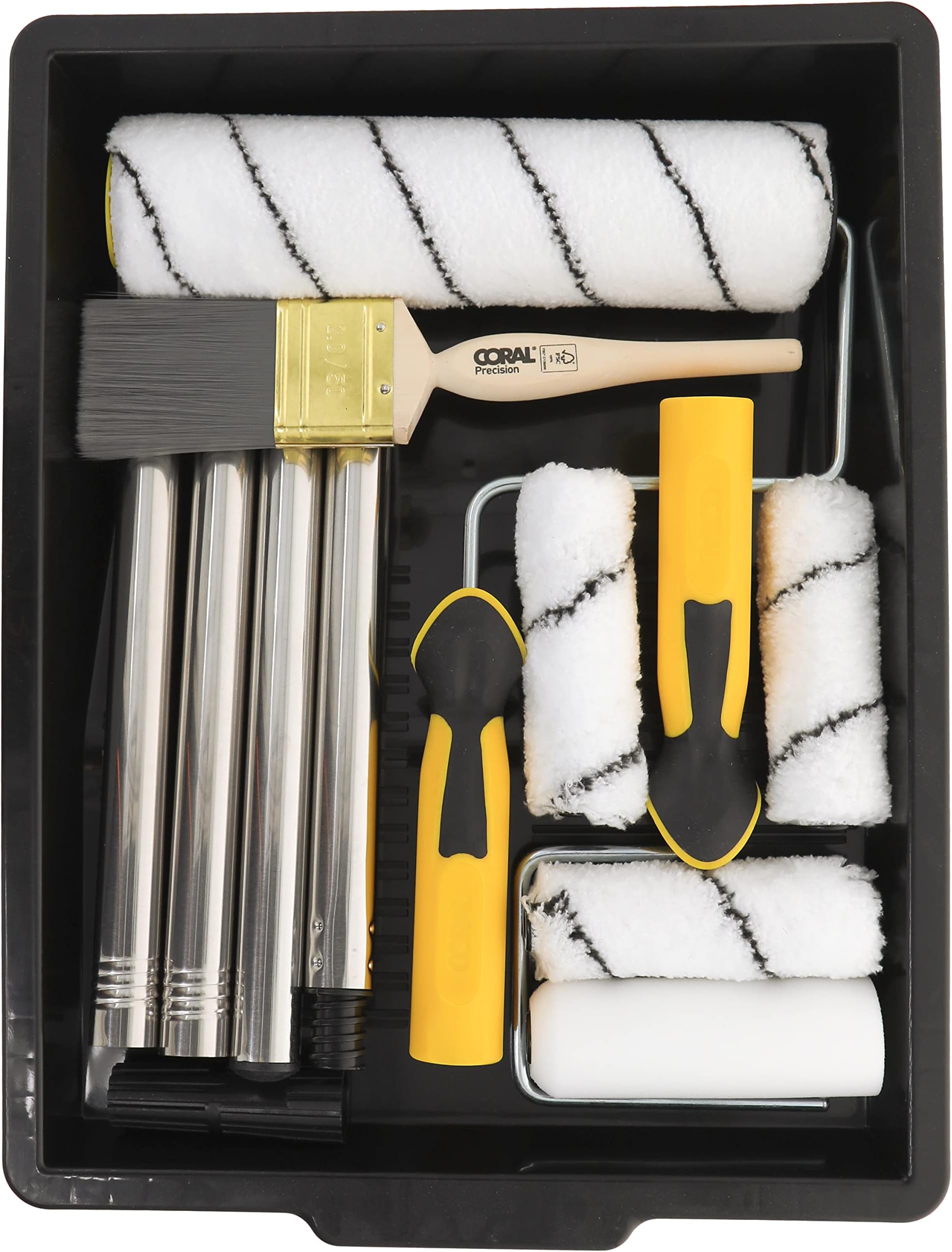 Amtech S3897 6 Piece Long Reach Paint Roller Set : Amazon.co.uk: DIY ...