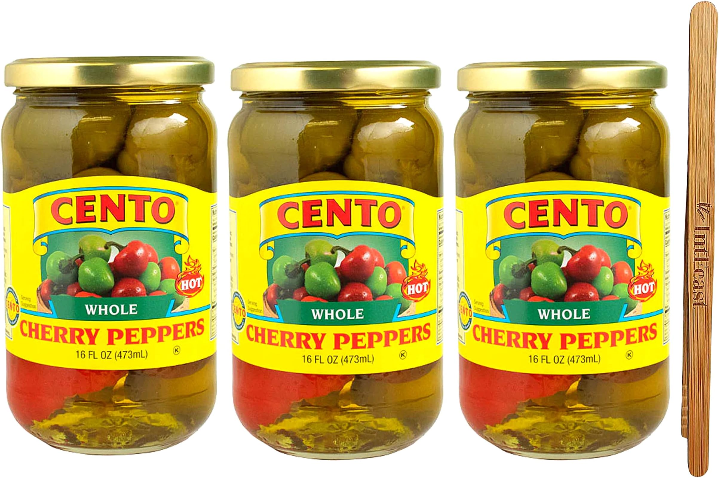 Amazon.com : G L Mezzetta Peppers, Hot Cherry, Slcd, 16-Ounce (Pack of ...