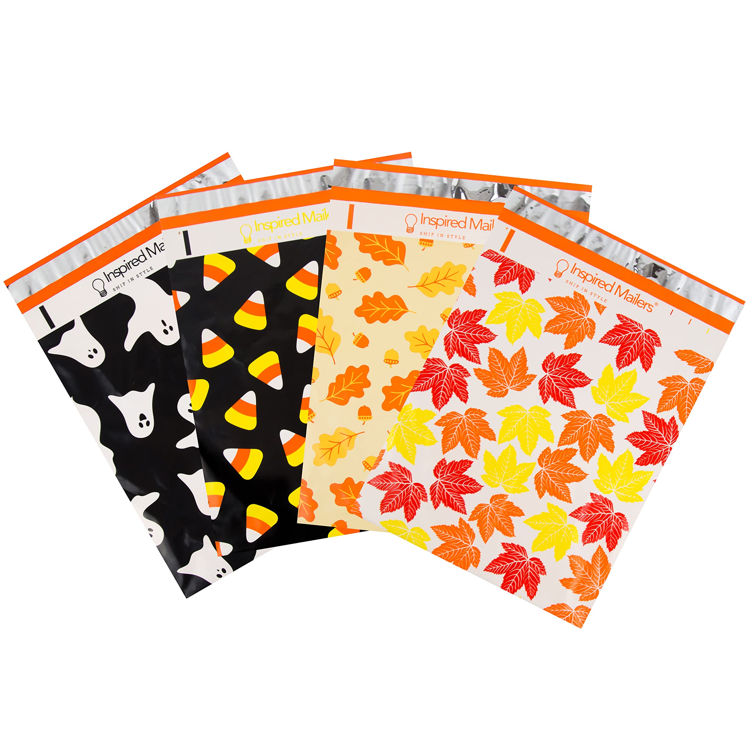 Amazon.com : Inspired Mailers - Fall Poly Mailers 10x13 Variety Pack of ...
