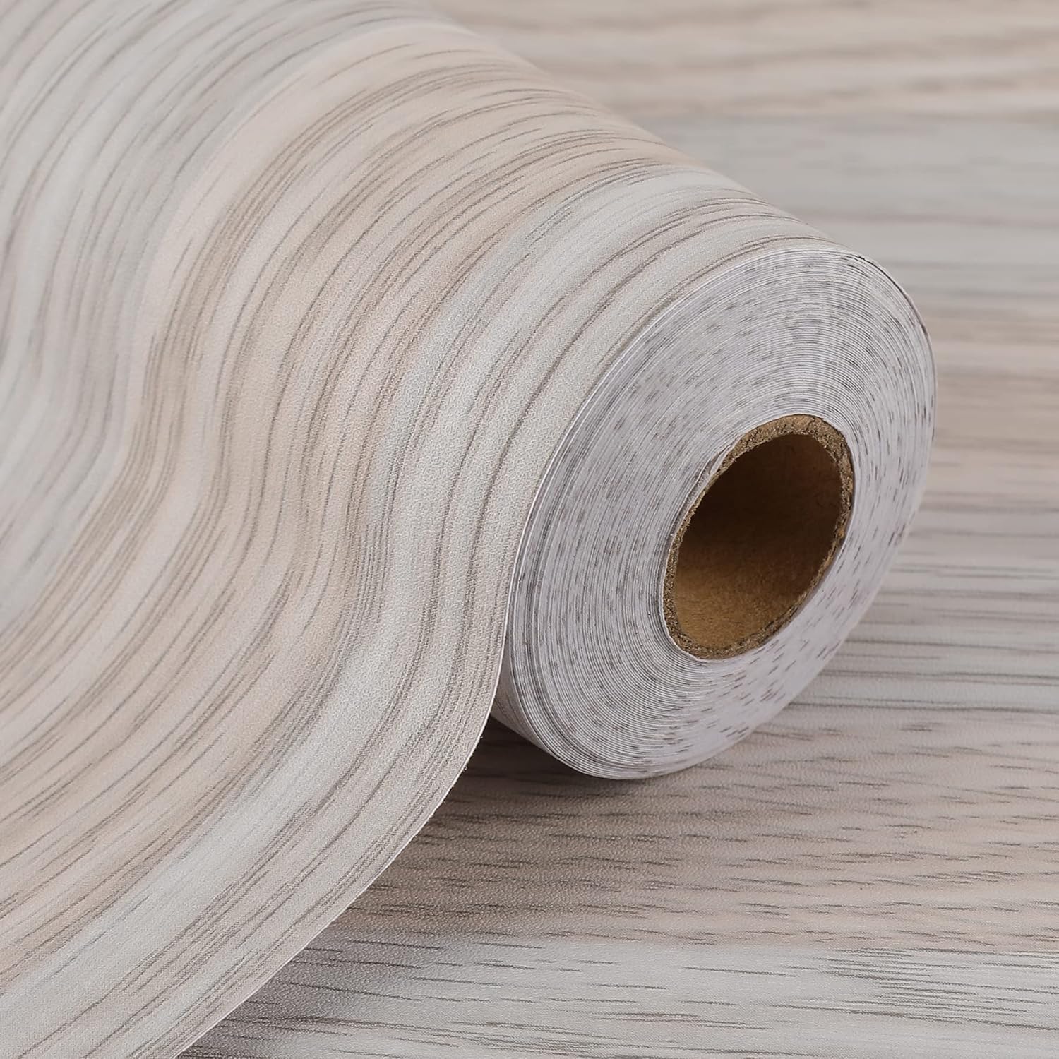 LOVADA Peel and Stick Wallpaper Wood Grain Wall Paper - 17.5 x 200 Inch ...