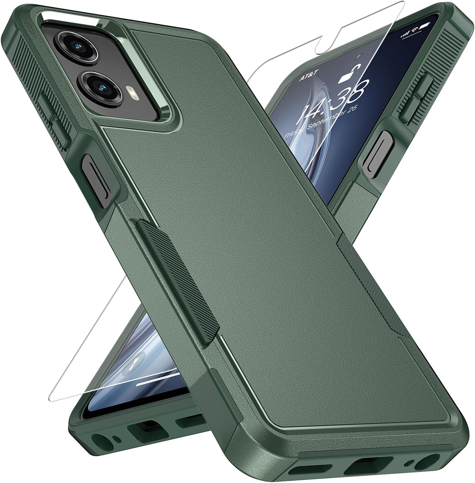 Amazon.com: for Moto G 5G 2024 Case, [Military Grade Drop Tested] with ...