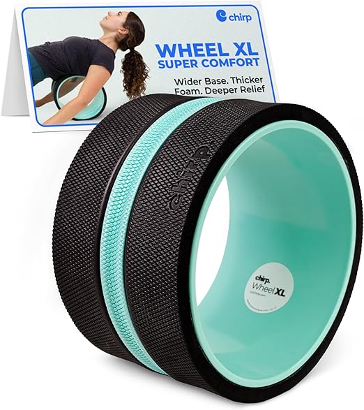 Amazon.com: Chirp Wheel XL - Super Comfort Back Massage Roller - Wider Back Stretcher & Cracking ...