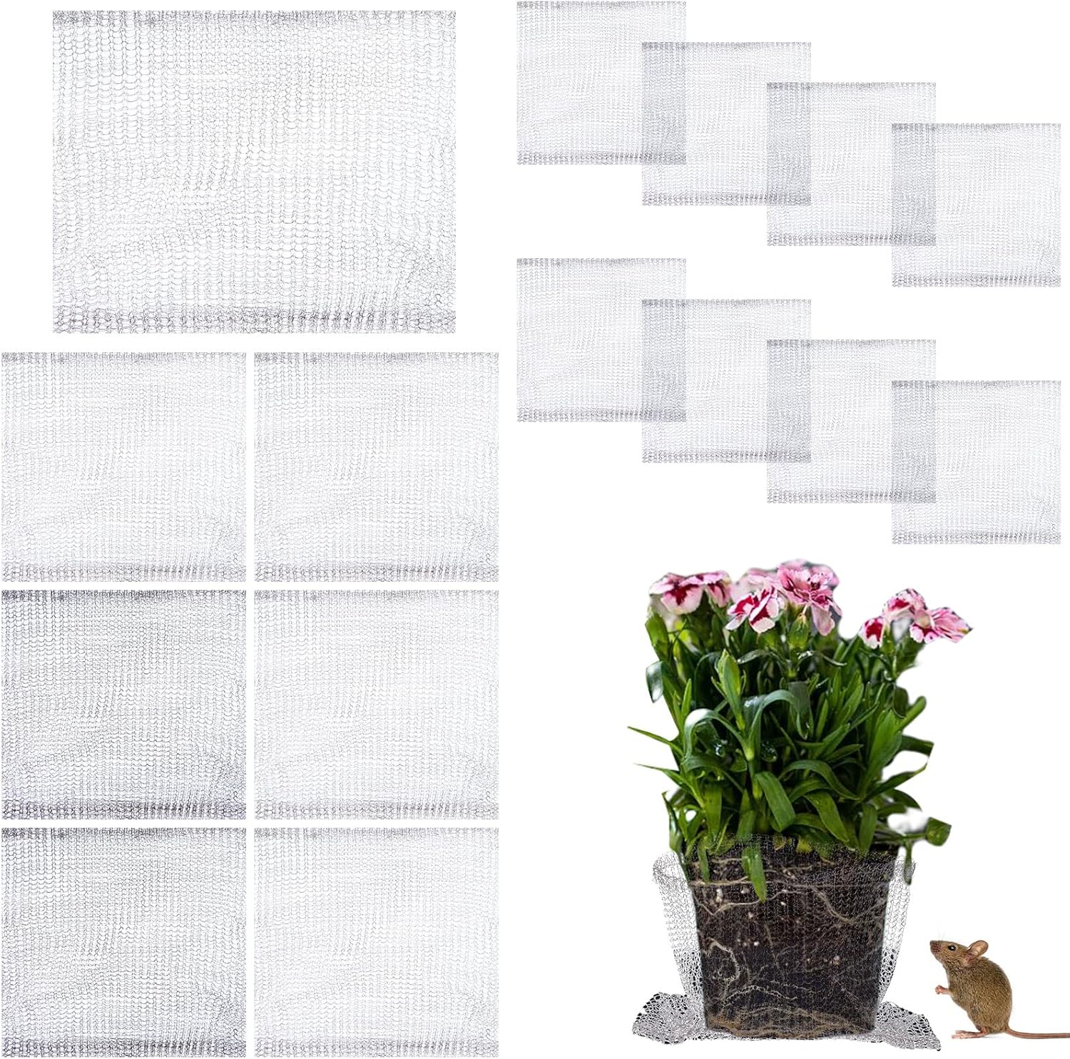 Amazon.com: JiaUfmi 15 Pack Plant Root Guard Baskets Gopher and Vole ...