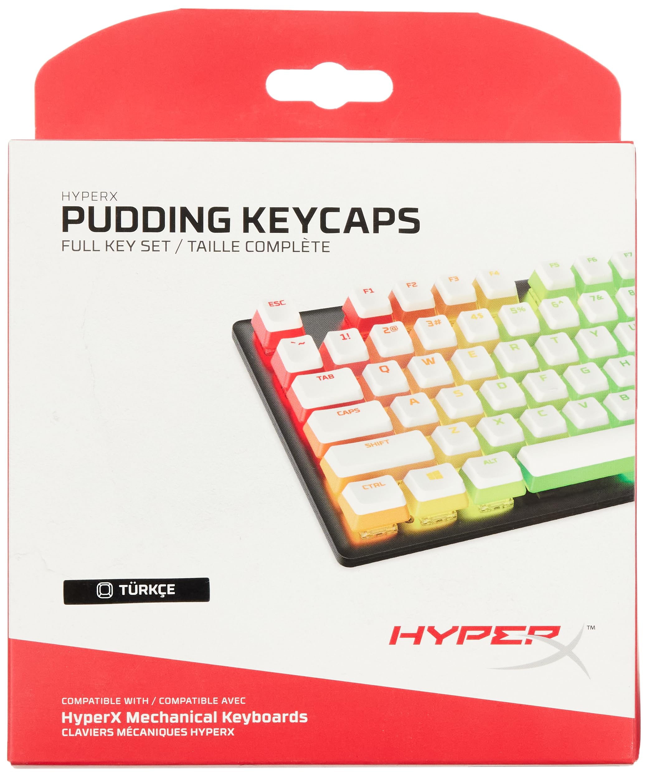 HyperX ABS Pudding Keycaps TR Beyaz : Amazon.com.tr: Bilgisayar