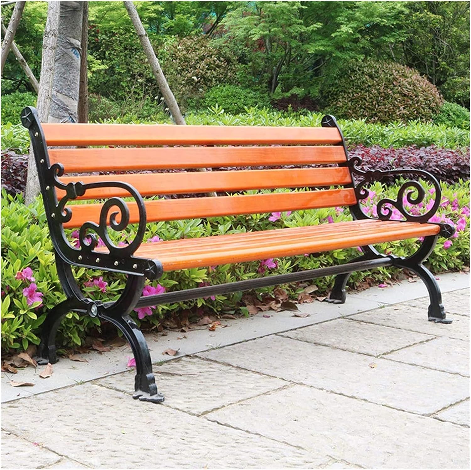 Amazon.com: LEFEDA Garden Bench Patio Bench Park Bench Outdoor ...