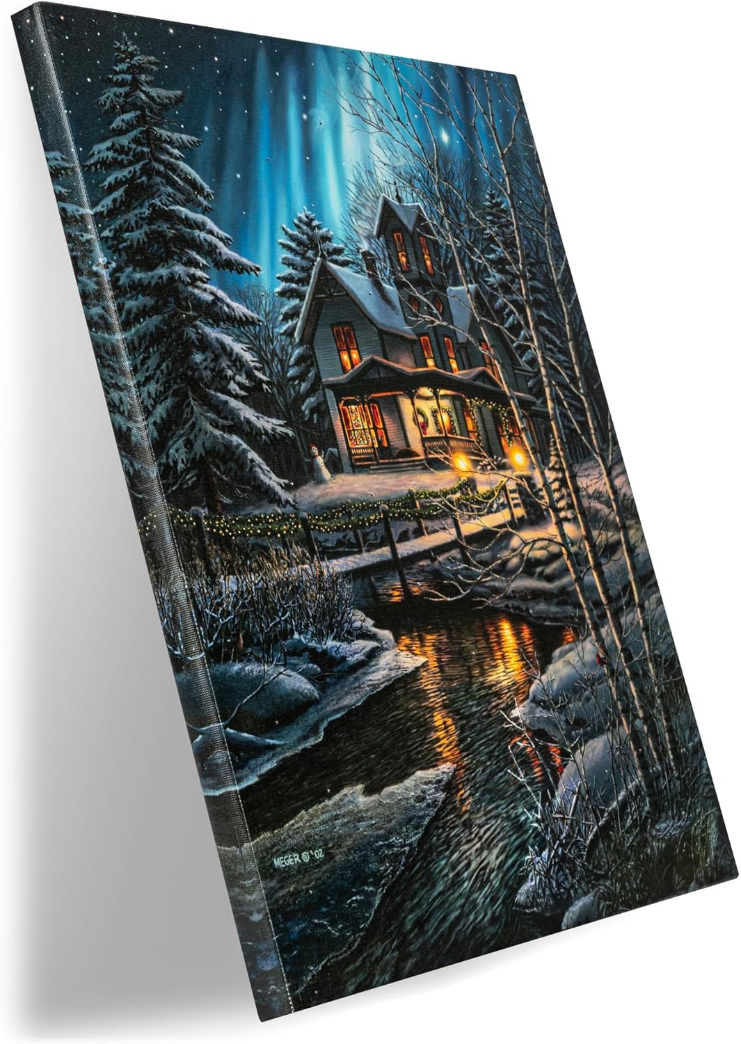 Amazon.com: LED Lighted Wall Canvas Art Light Up Pictures with Timer ...