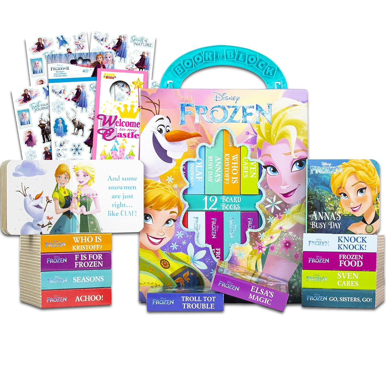 Amazon.com: Disney Frozen Board Books Ultimate Bundle Set for Kids ...