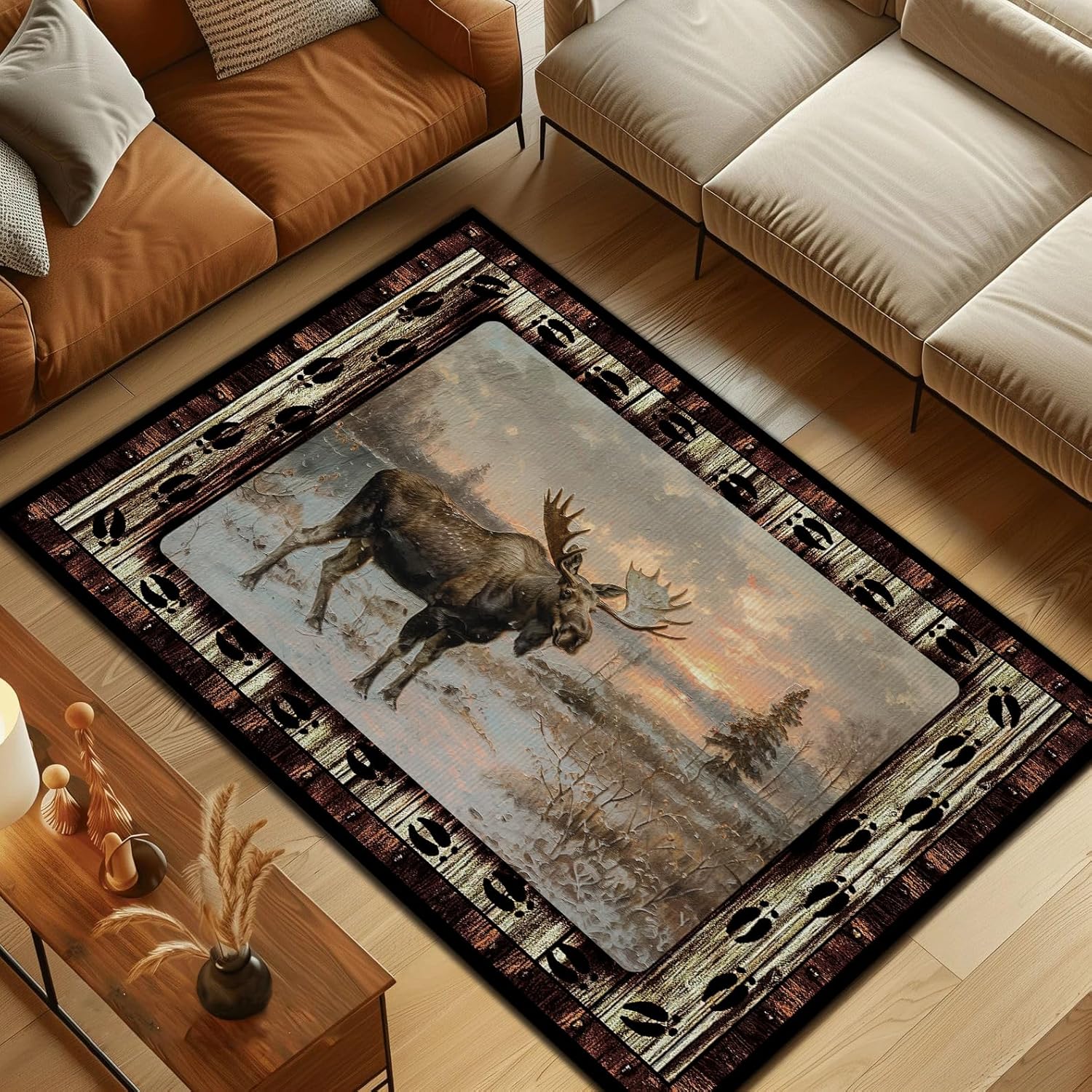 Amazon.com: Owingus Design Deer Hunting Rug, Mallard Hunting Rug ...