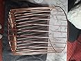 Rose Gold Wire Bin | Multi-Purpose Storage Basket | Decorative Storage ...