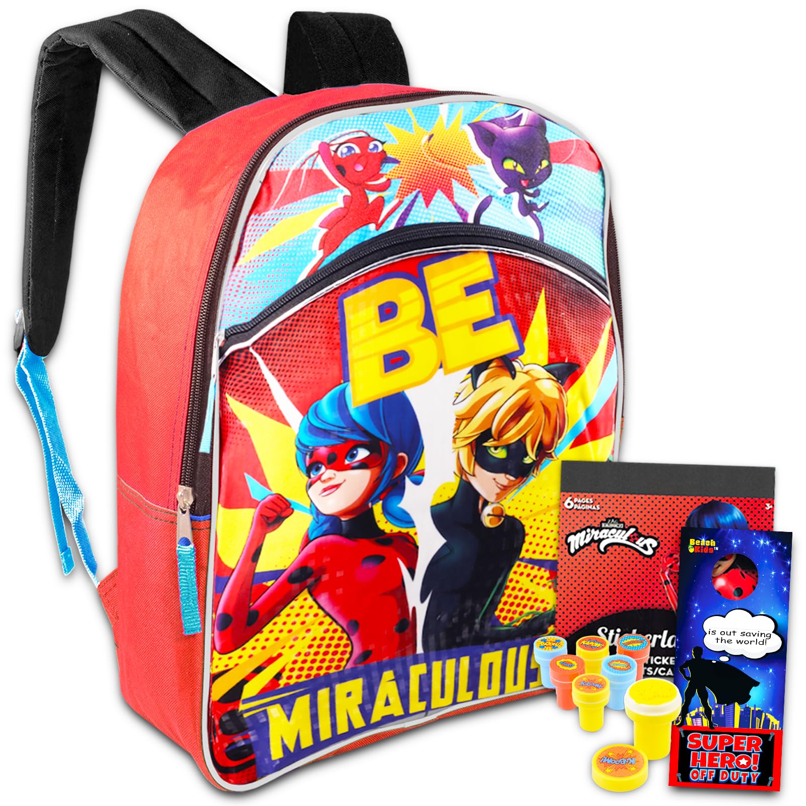 Buy Miraculous Ladybug School Supplies Bundle - 16" Miraculous Ladybug ...