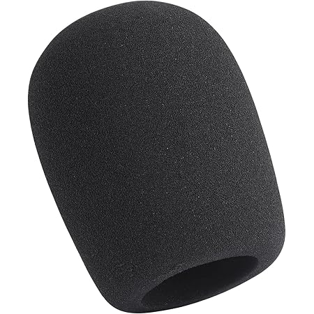 Amazon.com: Microphone Covers Foam 1-Pack, High Density Foam Mic ...