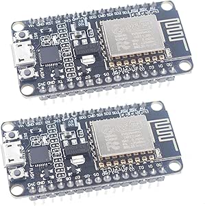 2pcs ESP8266 NodeMCU CP2102 CH9102 micor USB typeC ESP-12E Development ...