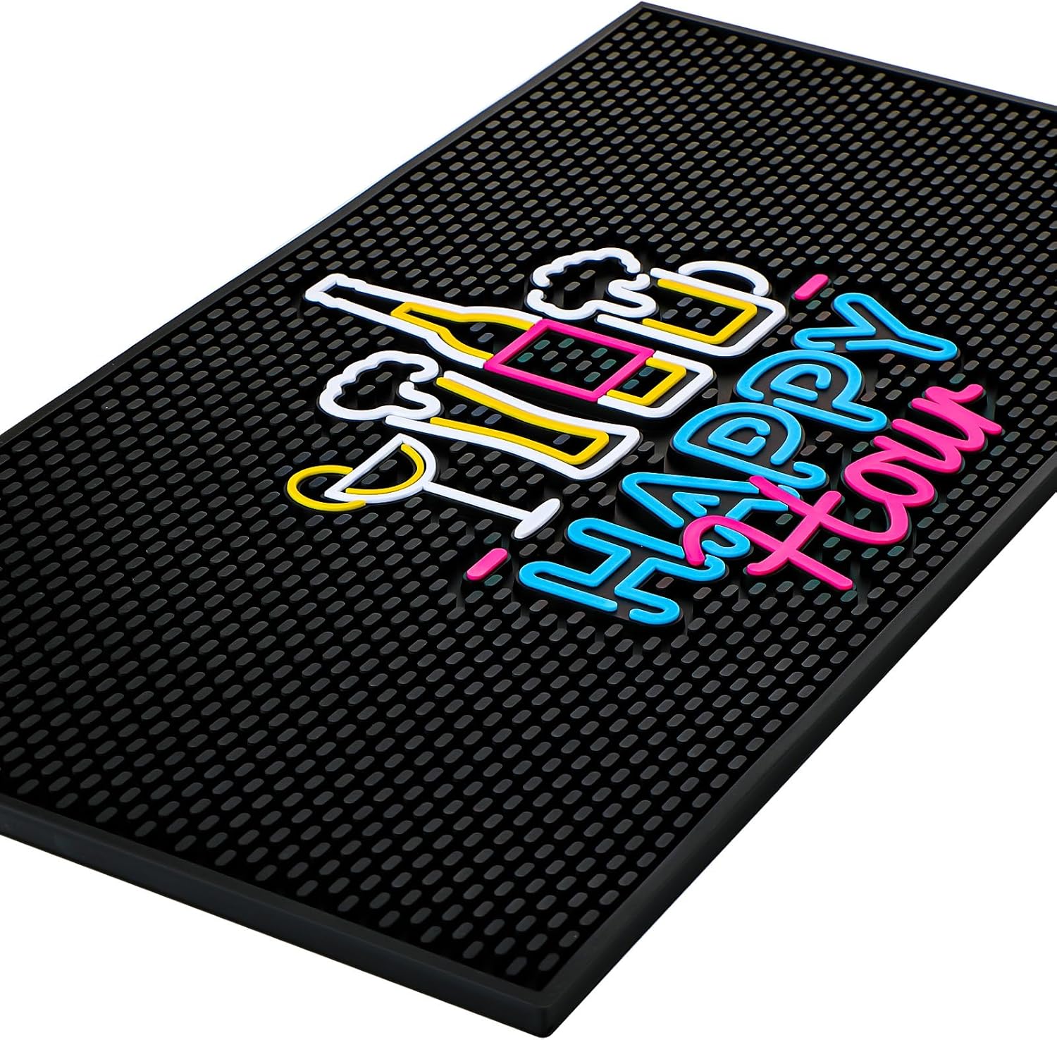 Amazon.com: Preboun Bar Mat for Countertop with Fluorescent Pattern ...