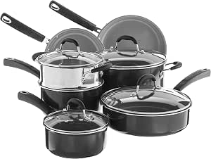 Amazon.com: Cuisinart 11-Piece Nonstick Cookware Set, Ceramica XT ...