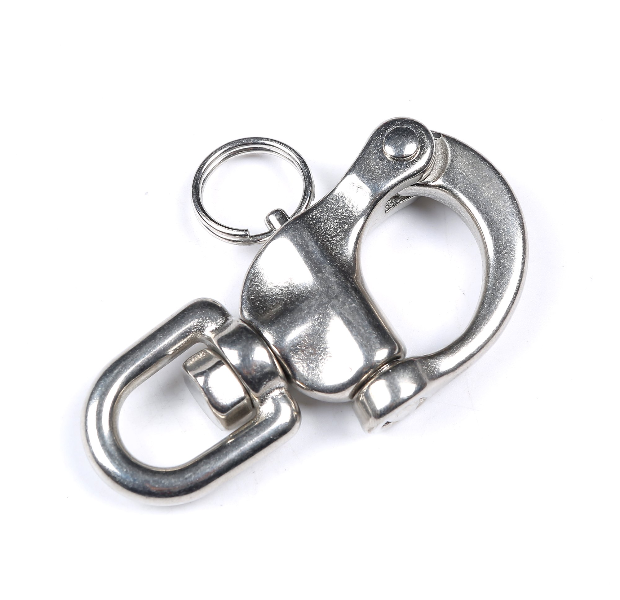 Snapklik.com : Mxeol Swivel Eye Snap Shackle Quick Release Bail Rigging ...