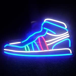 Amazon.com : JIMEIGUANG 19" Shoes Neon Sign Super Bright Dimmable Shoe ...