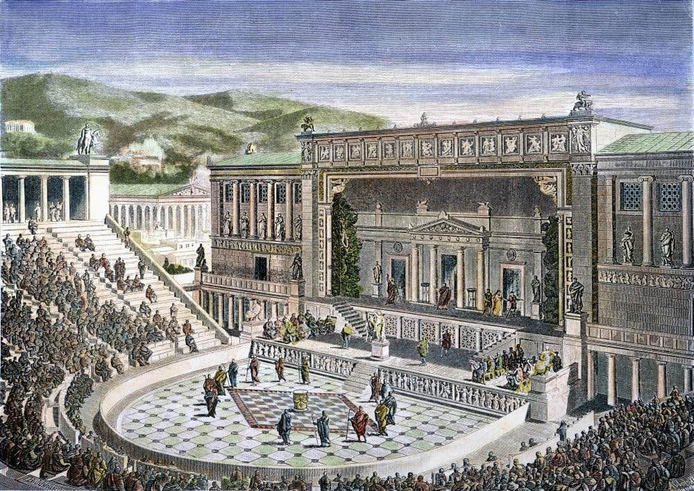 Amazon.com: Greek TheatreNa Reconstruction Of The Theatre Of Dionysus ...