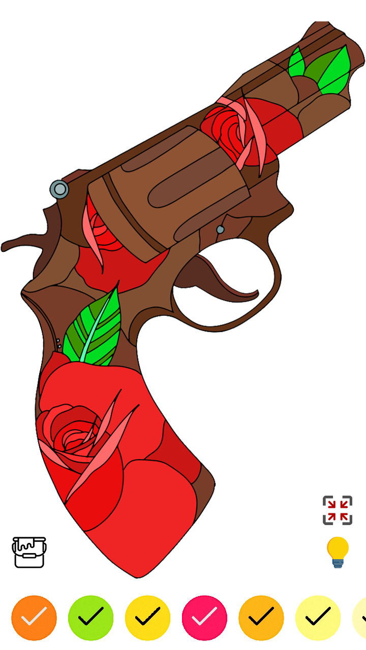 Guns Color By Number - Weapons Coloring Book Puzzle:Amazon.com:Appstore ...