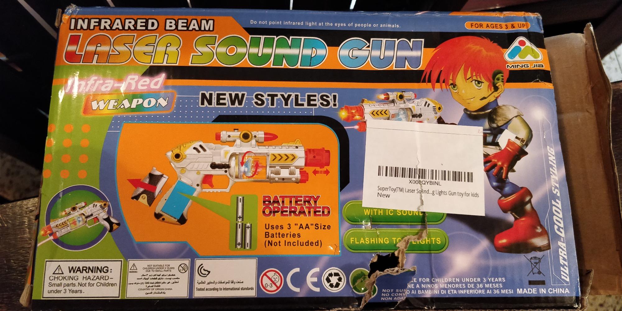 SUPER TOY Long Range Mouser Gun Toy for Kids with BB Bullets and Laser ...