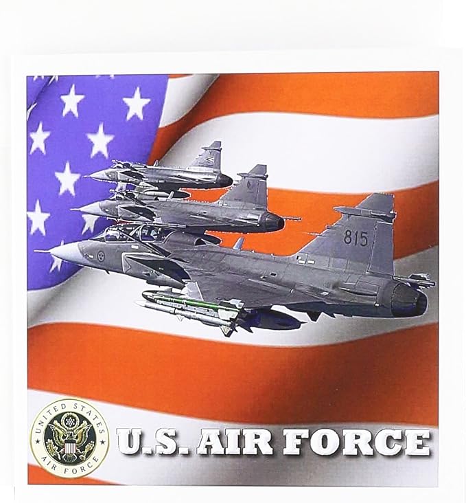 Amazon.com : United States Air Force - Greeting Card, 6 x 6 inches ...