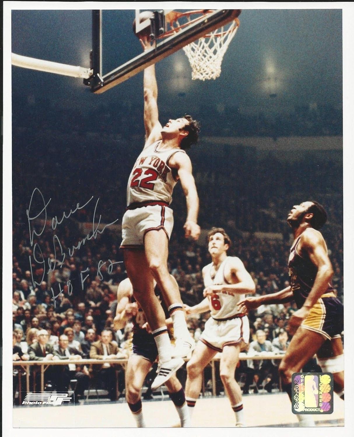 Dave DeBusschere Autographed Picture - HOF 8x10 Autograph - Autographed ...