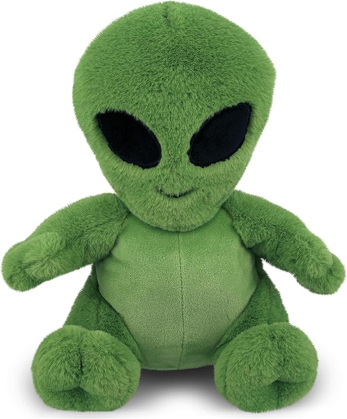 Amazon.com: DolliBu Plush Alien Stuffed Toy – Soft Huggable Green Alien ...