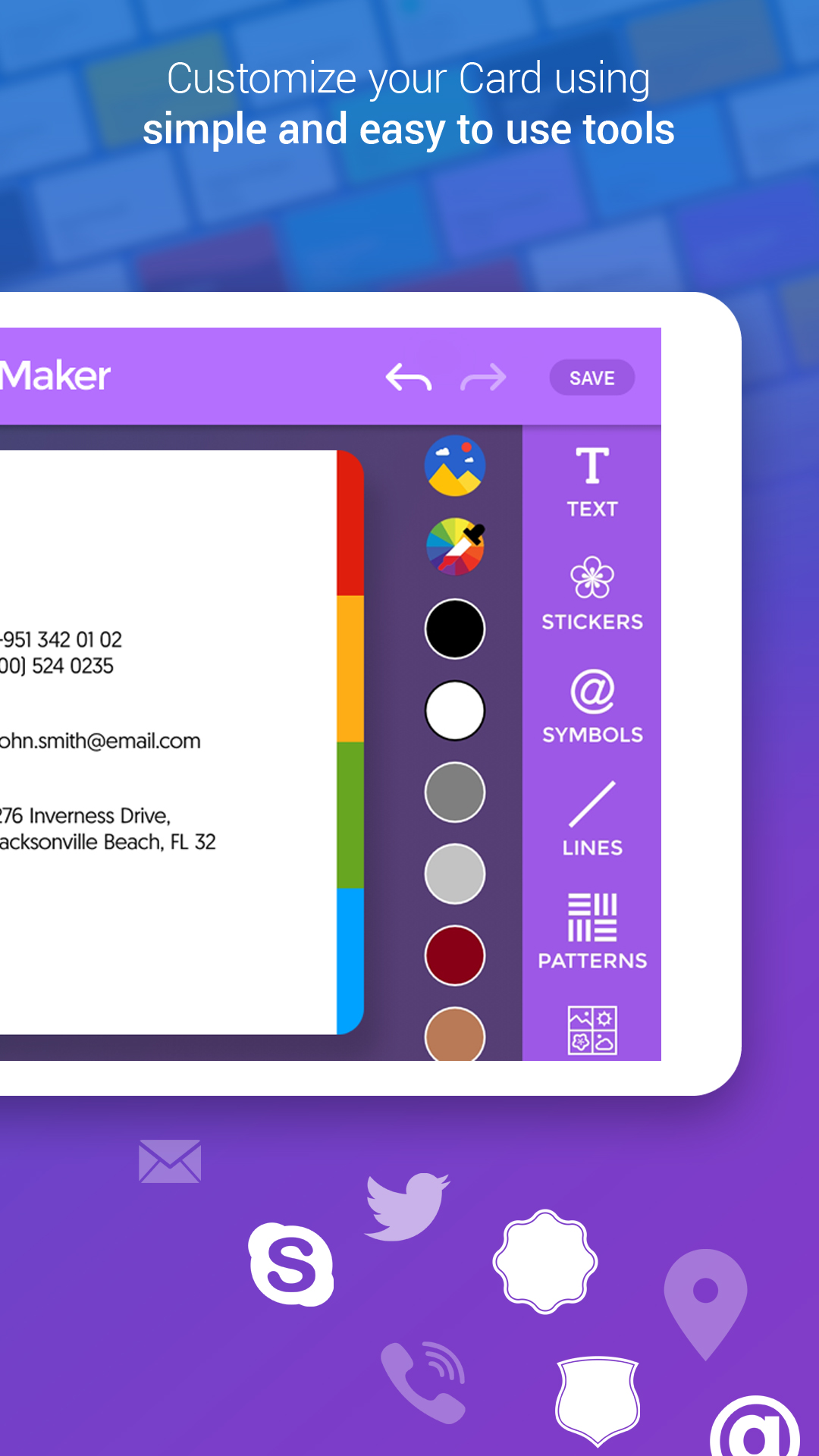 Business Card Maker - App on Amazon Appstore
