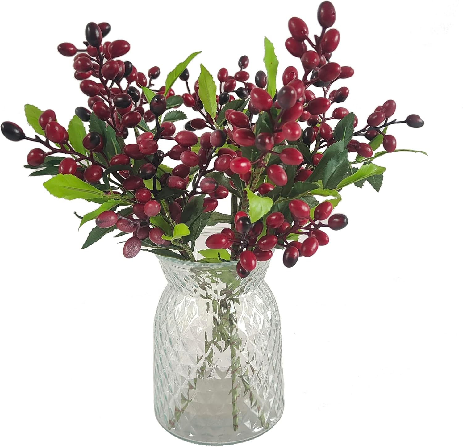 Amazon.com: NOLAST 5pcs Artificial Berry Stems Faux Berries Branches ...