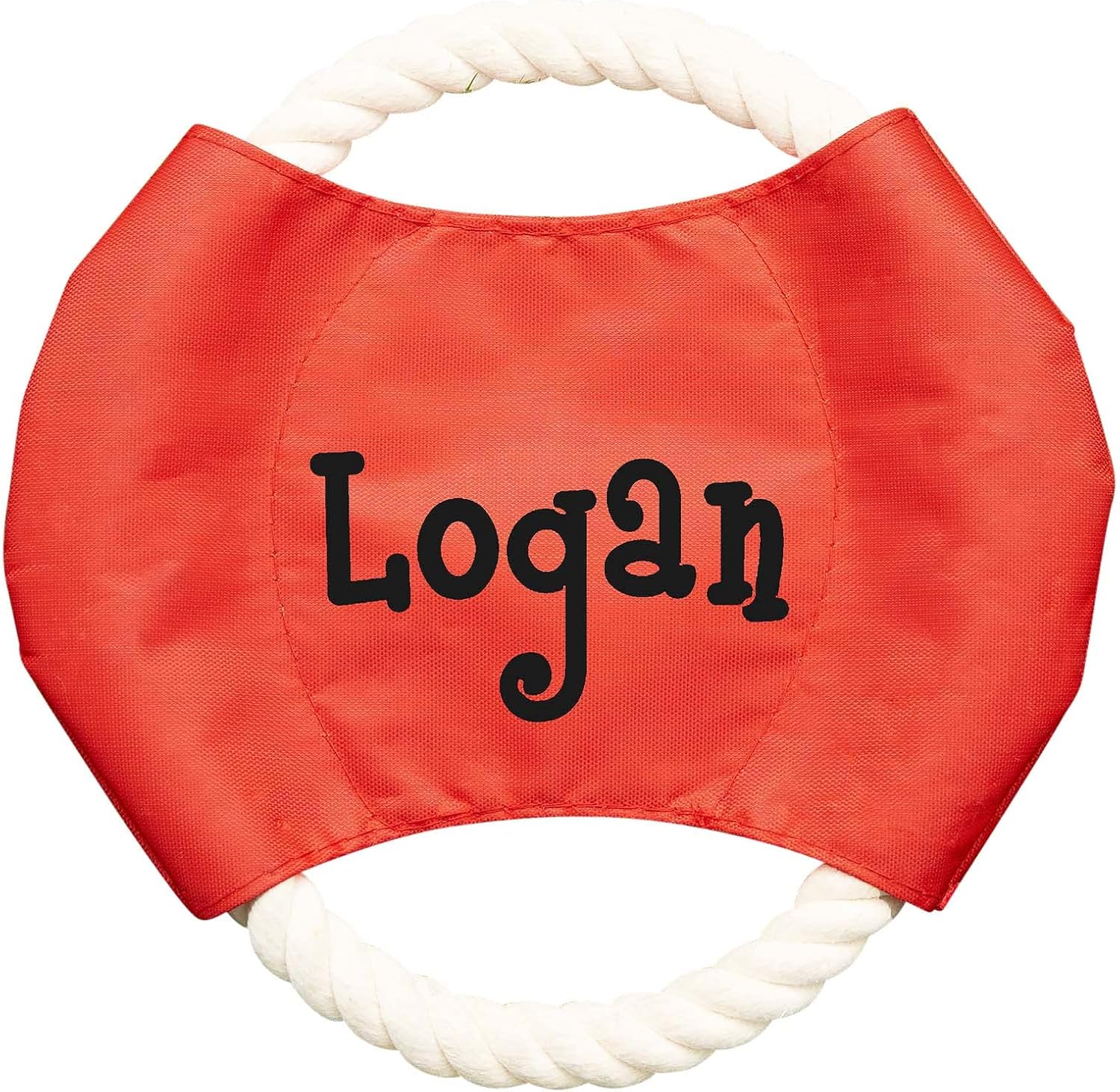 Pet Supplies : Personalization Universe Personalized Dog Rope Flyer Toy ...