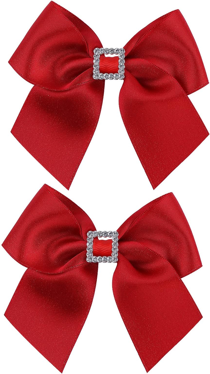 Amazon.com : Red Valentine’s Day Hair Clips,Glitter Grosgrain Hair Bows ...