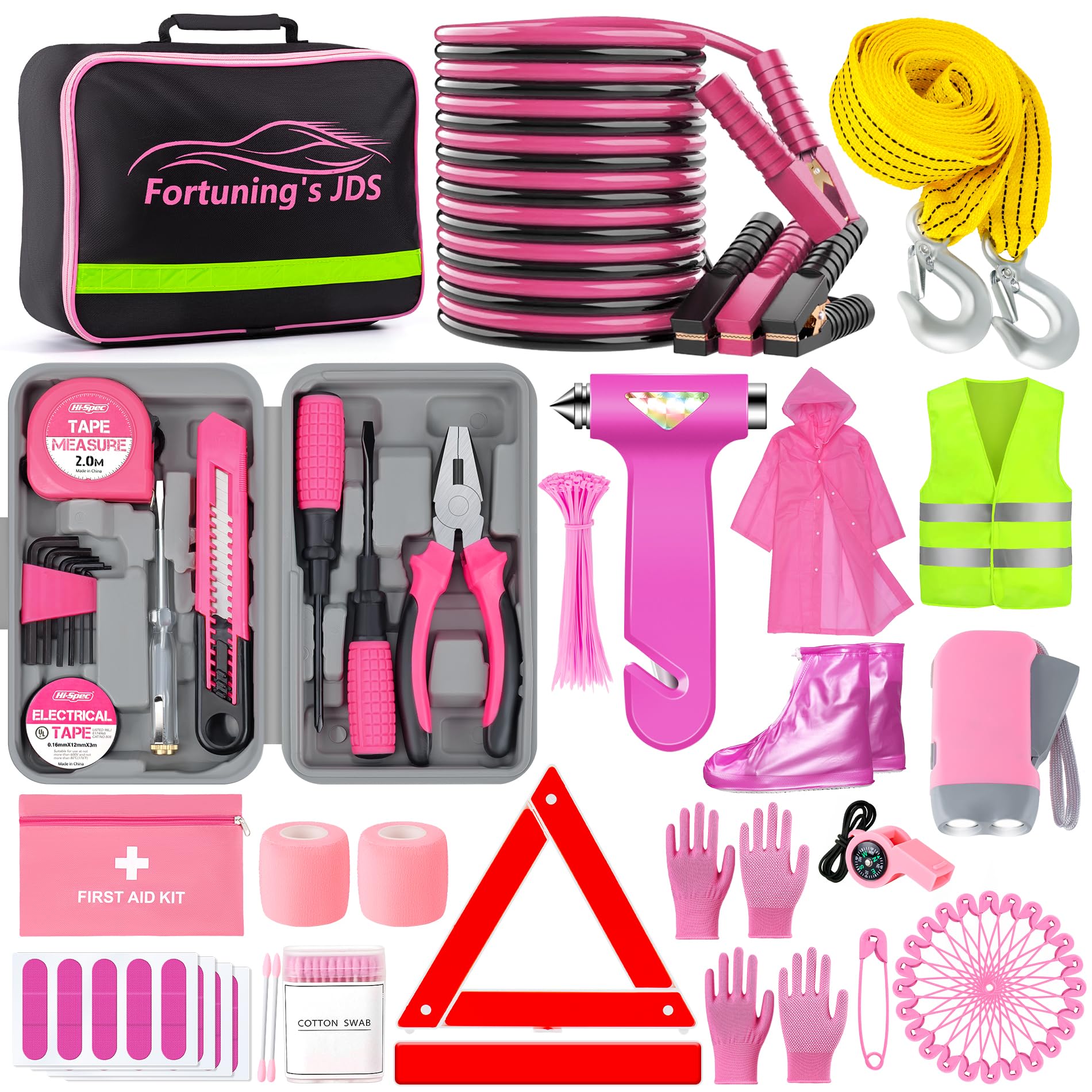 Amazon.com: 298PCS Car Emergency Kit, Roadside Emergency Car Kit ...