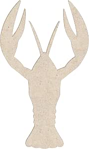 Amazon.com: 12" Crawfish Crayfish Unfinished Wood Cutout Shape : Home ...